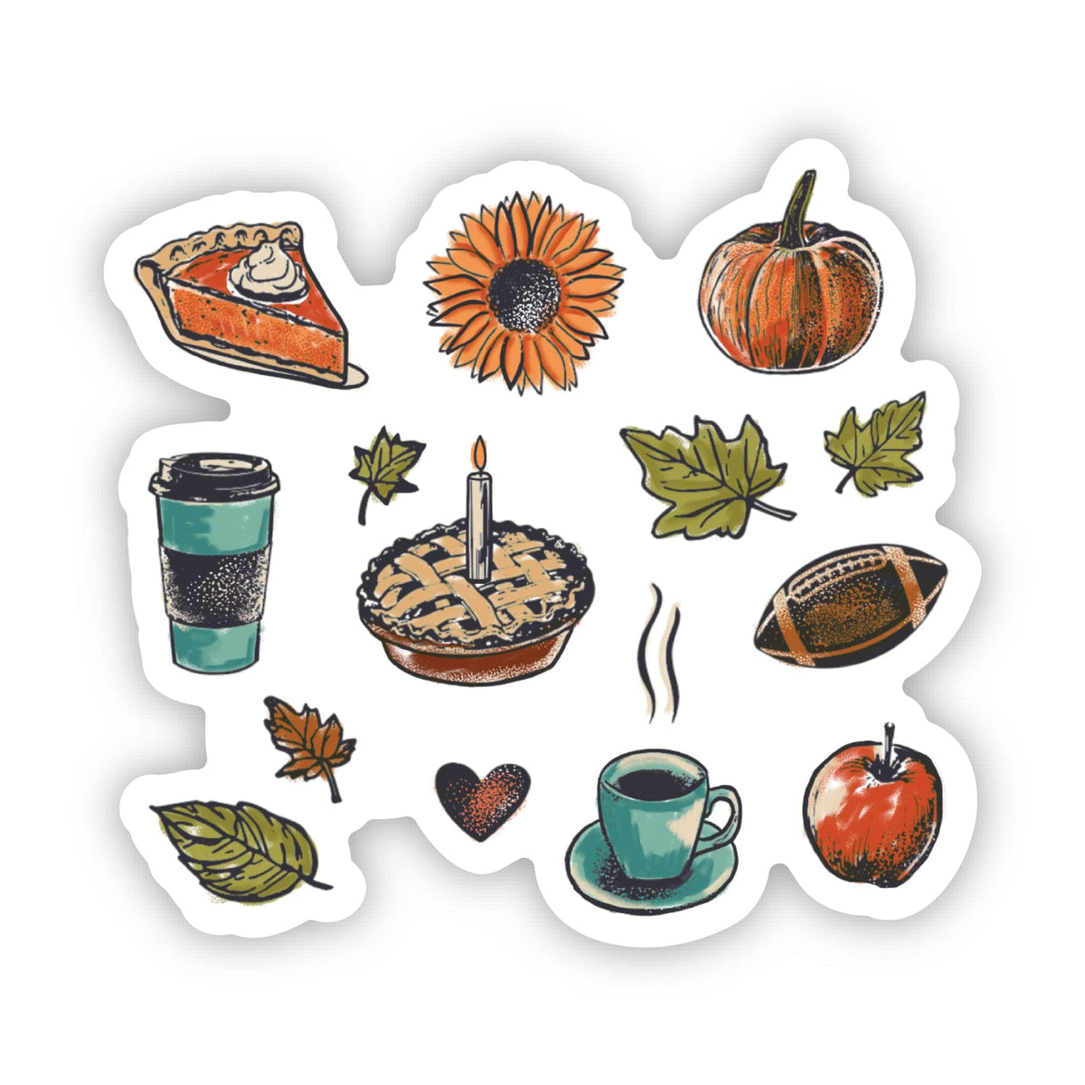 Fall Icons Sticker – Big Moods