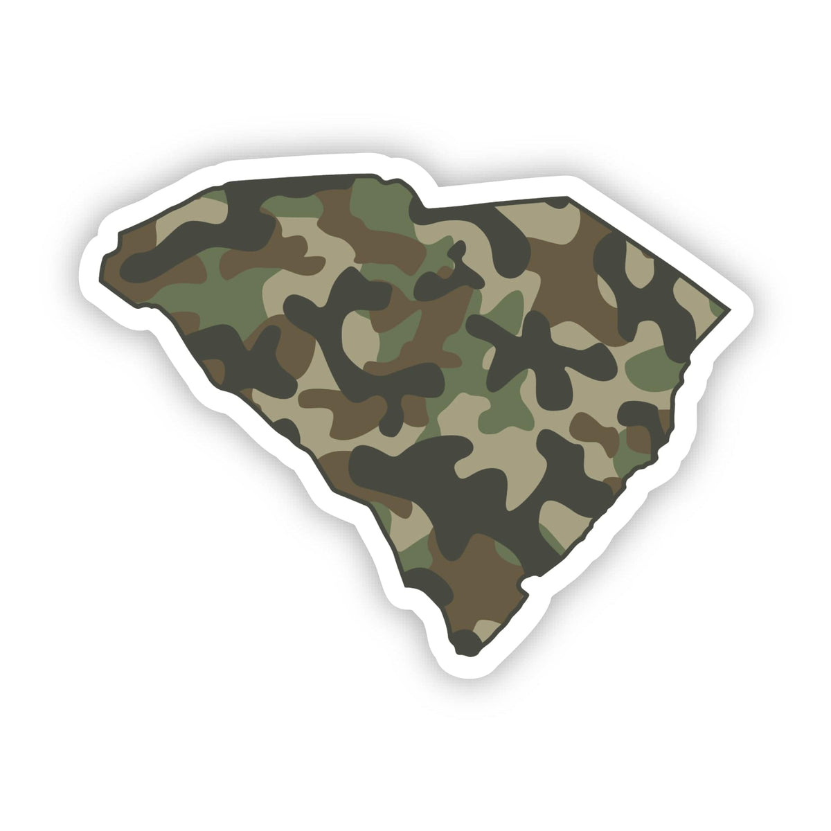 South Carolina Camo Pattern Sticker – Big Moods
