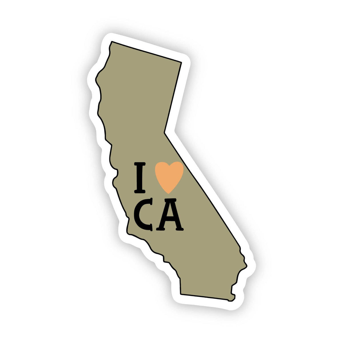 "I Love California" Sticker – Big Moods