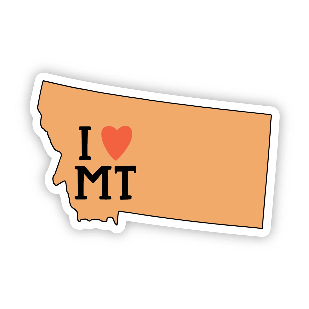 "I Love Montana" Sticker – Big Moods