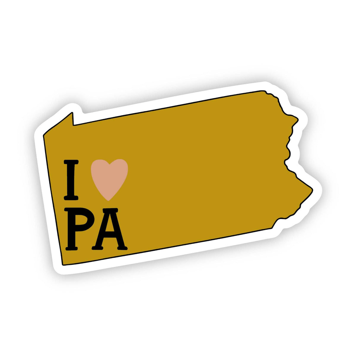 "I Love Pennsylvania" Sticker – Big Moods