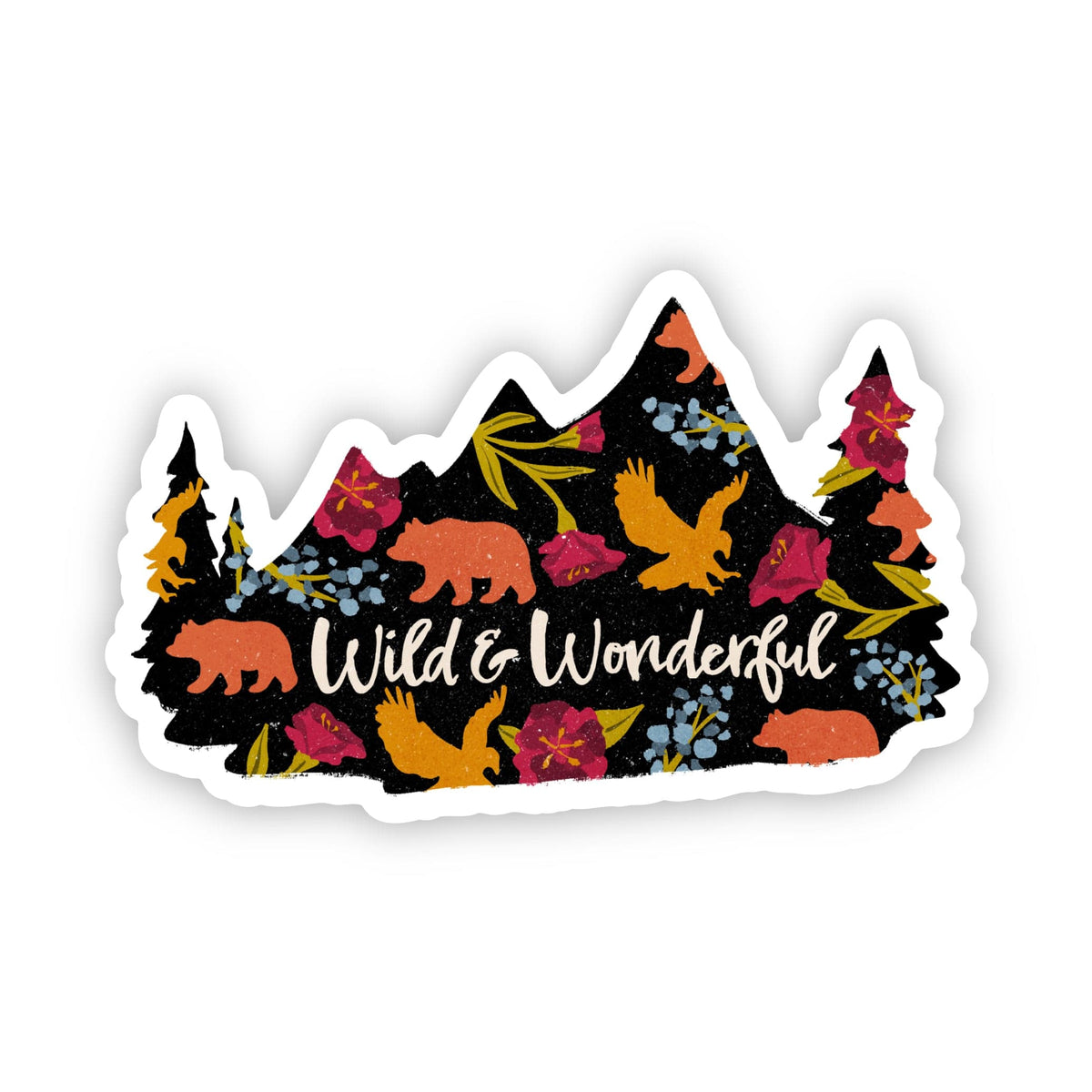 "Wild And Wonderful" West Virginia Nature Sticker – Big Moods