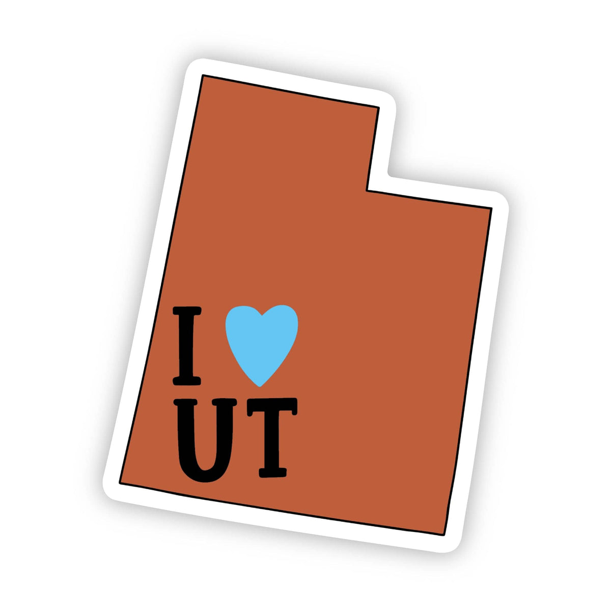 "I Love Utah" Sticker – Big Moods