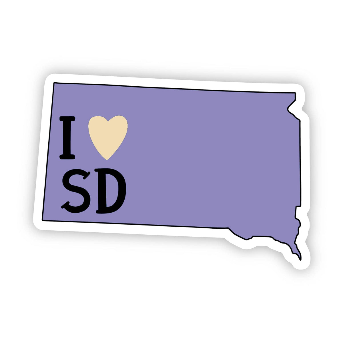 "I Love South Dakota" Sticker – Big Moods