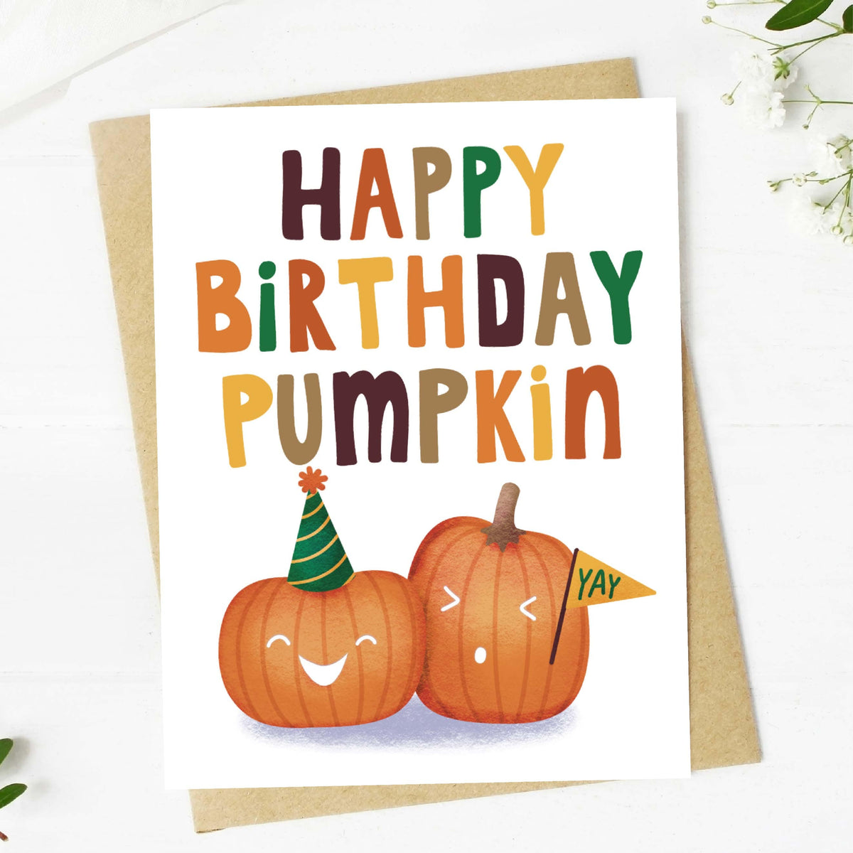 "Happy Birthday Pumpkin" Card – Big Moods