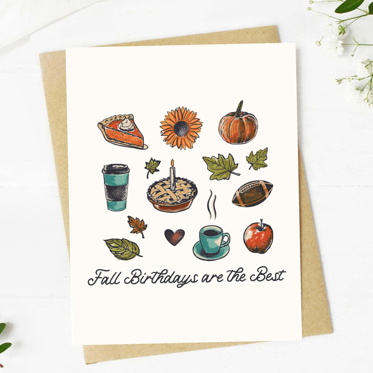 "Fall Birthdays Are The Best" Greeting Card – Big Moods