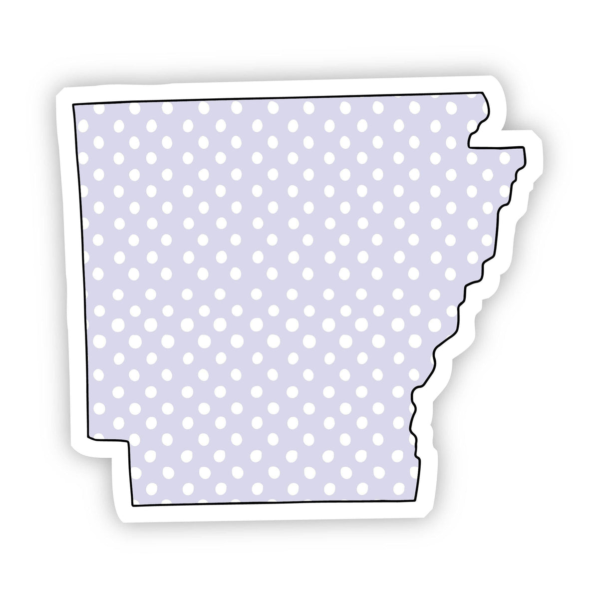 Arkansas Polka Dot Sticker – Big Moods