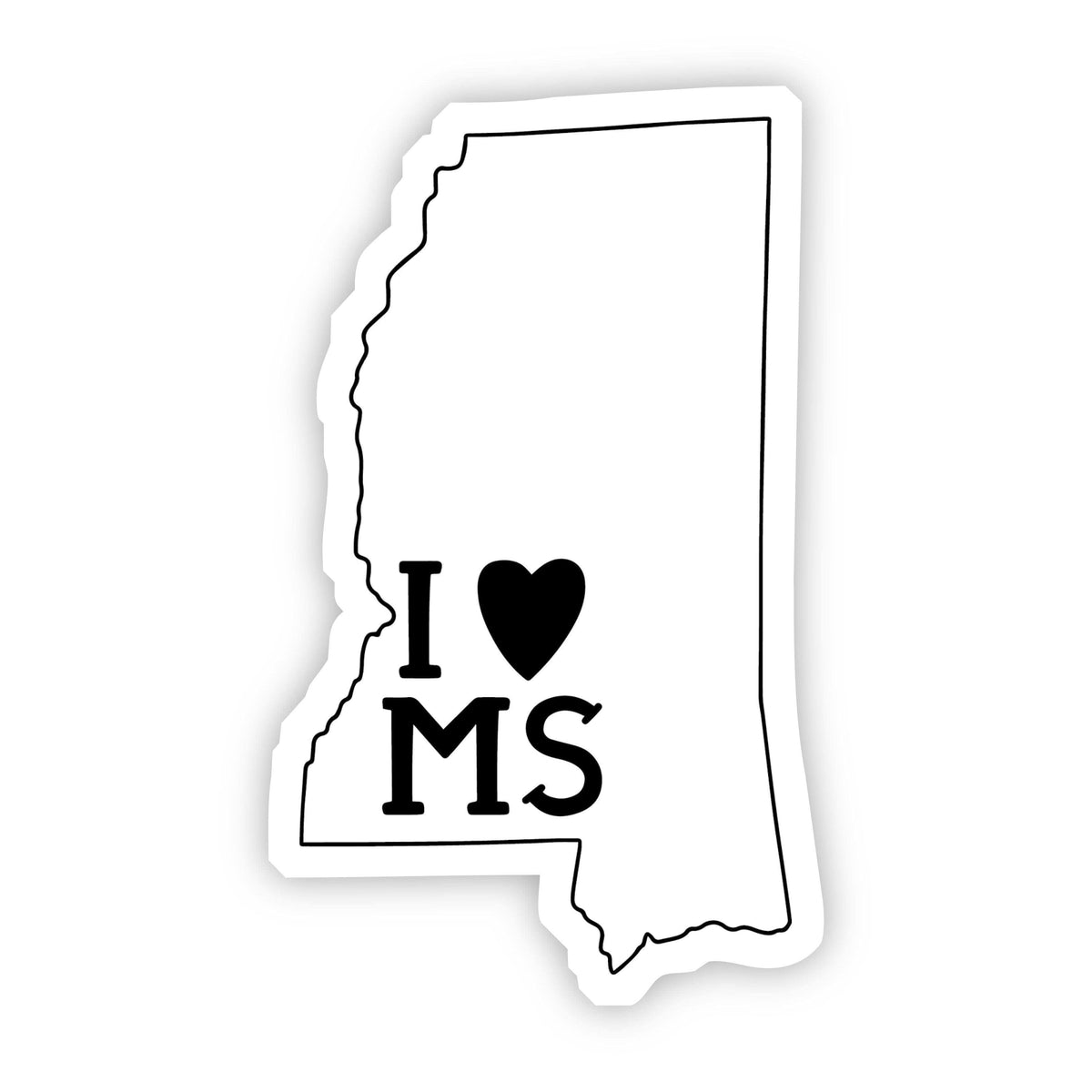 I Love Mississippi Sticker – Big Moods