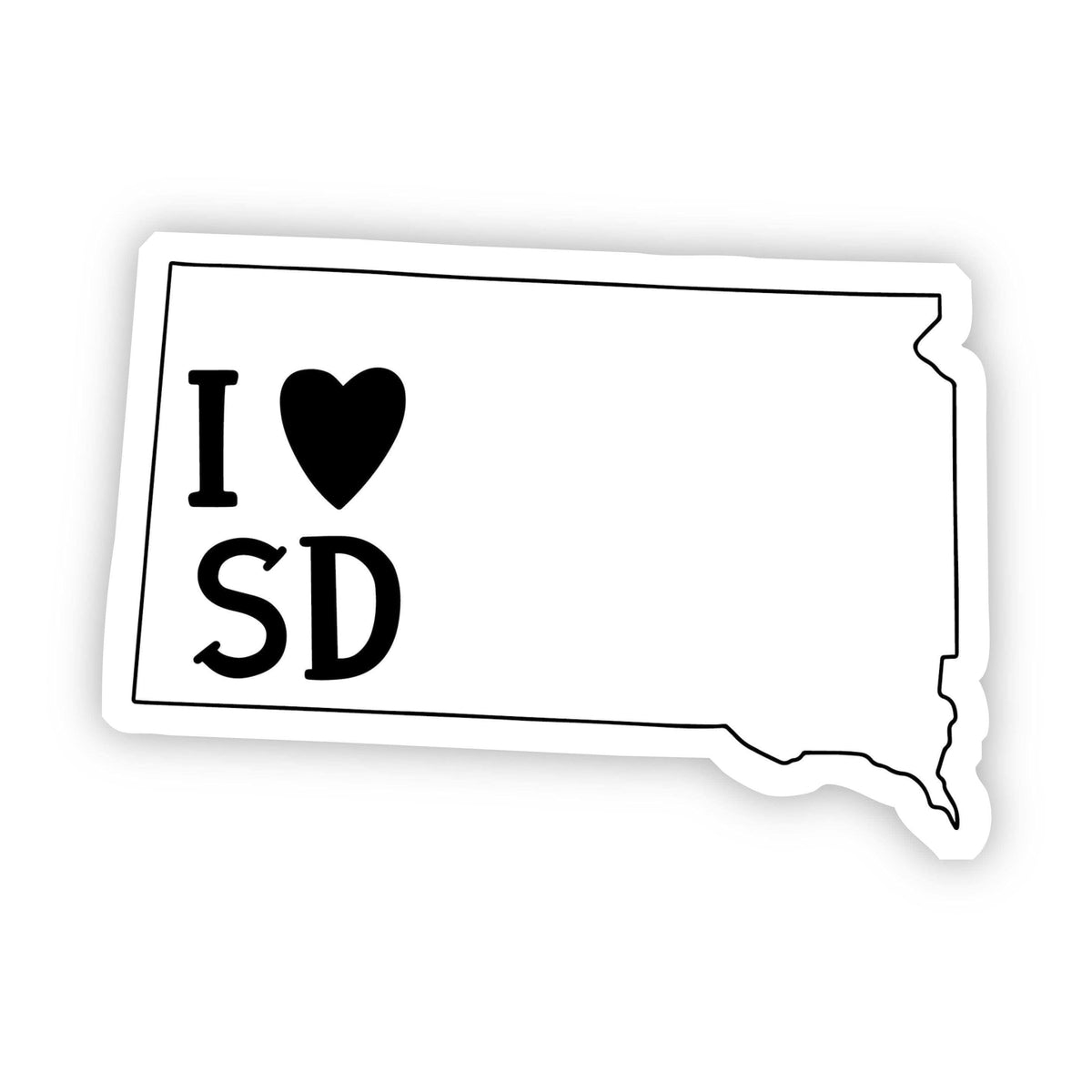 I Love South Dakota Sticker – Big Moods