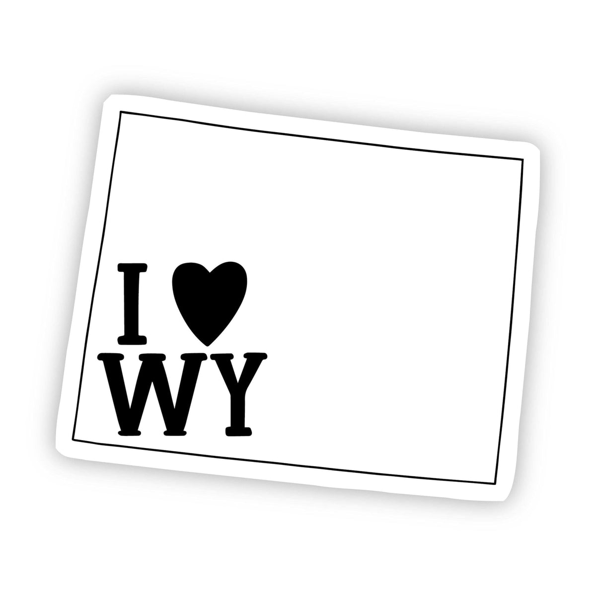 I Love Wyoming Sticker – Big Moods