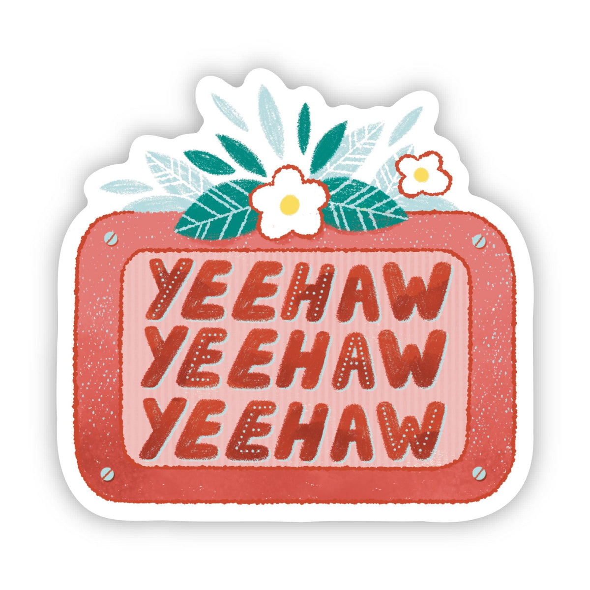 "YeeHaw" Western Sticker – Big Moods