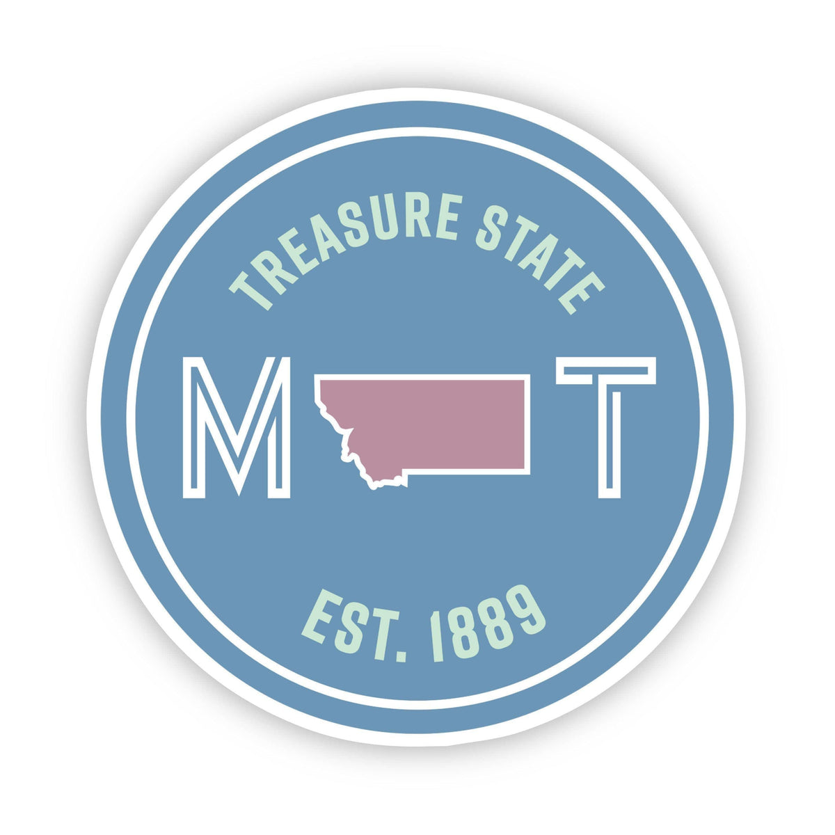 Treasure State Montana Sticker – Big Moods