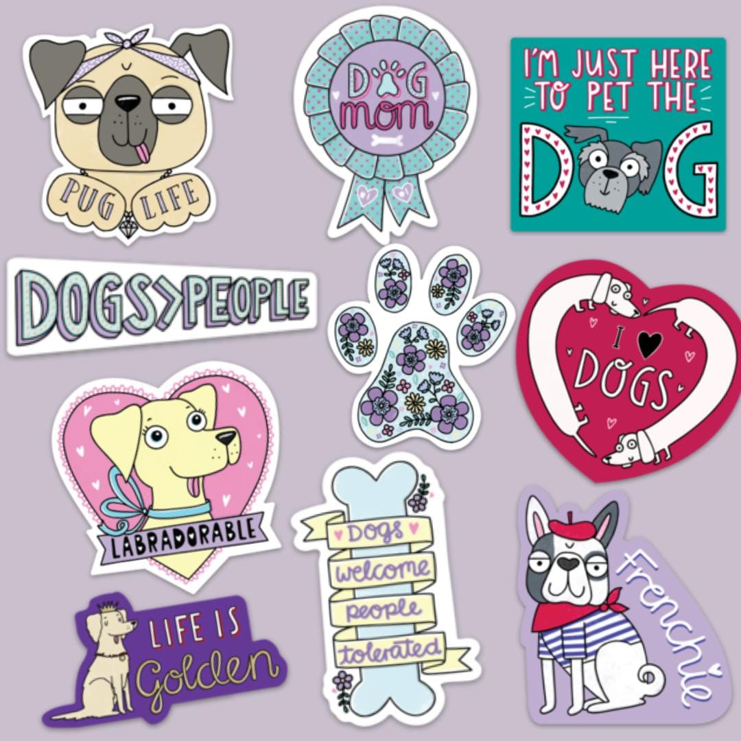 Puppy Love Sticker 10 Pack – Big Moods