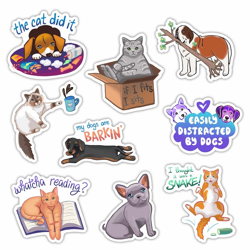 Cats VS Dog 9 Pack – Big Moods