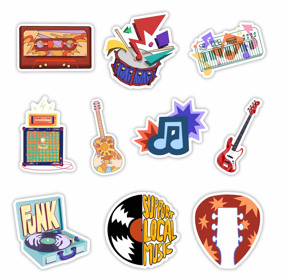 Music Stickers – Big Moods