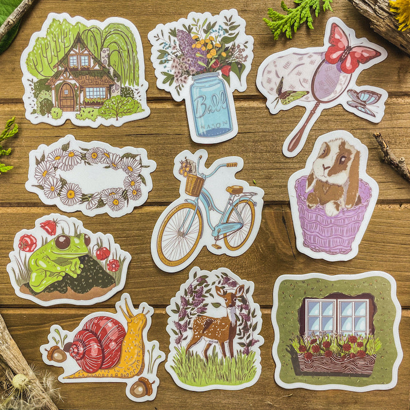 Cottagecore Stickers – Big Moods