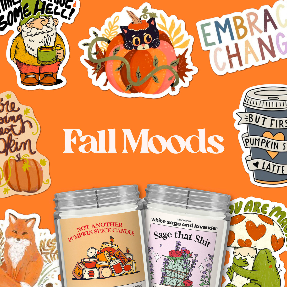 Fall and Halloween Stickers – Big Moods