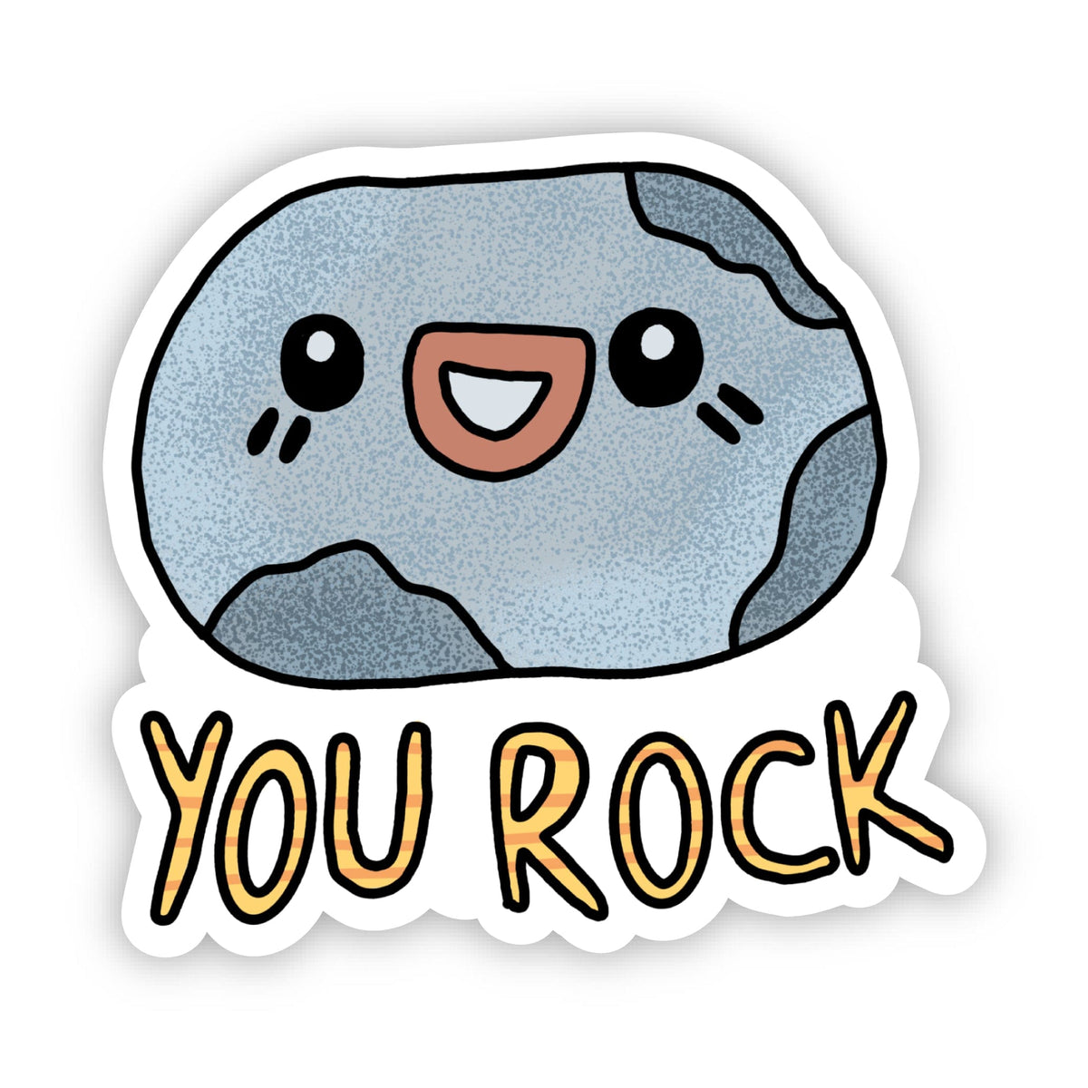 "You rock" Cute Rock Sticker – Big Moods