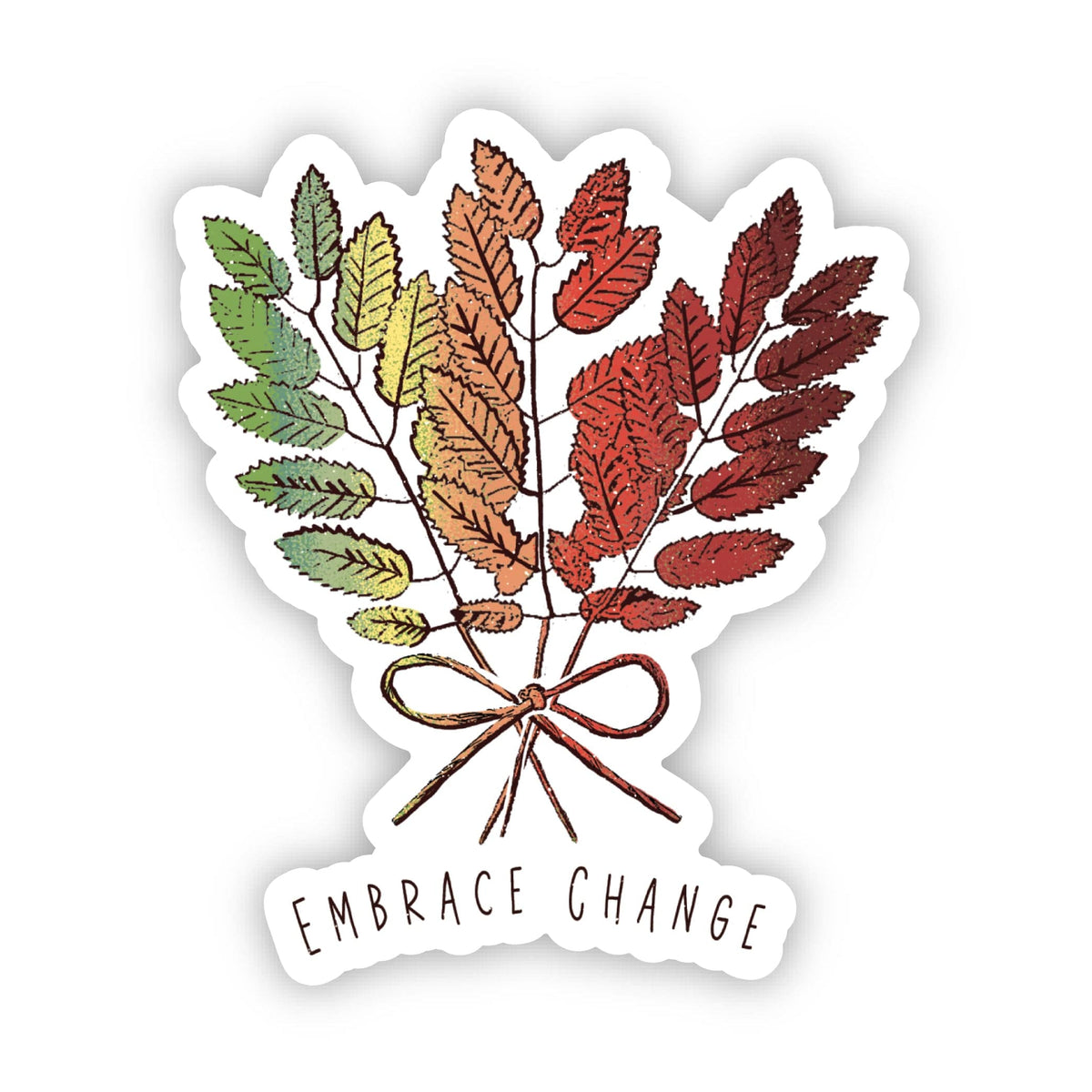 Embrace Change Color Leaf Fall Sticker – Big Moods