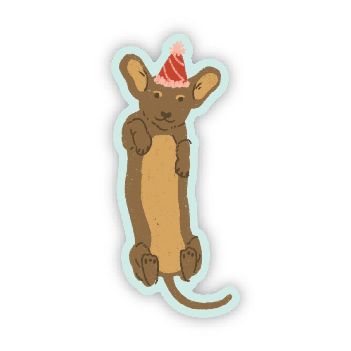 Wiener Dog Dachshund Christmas Sticker – Big Moods