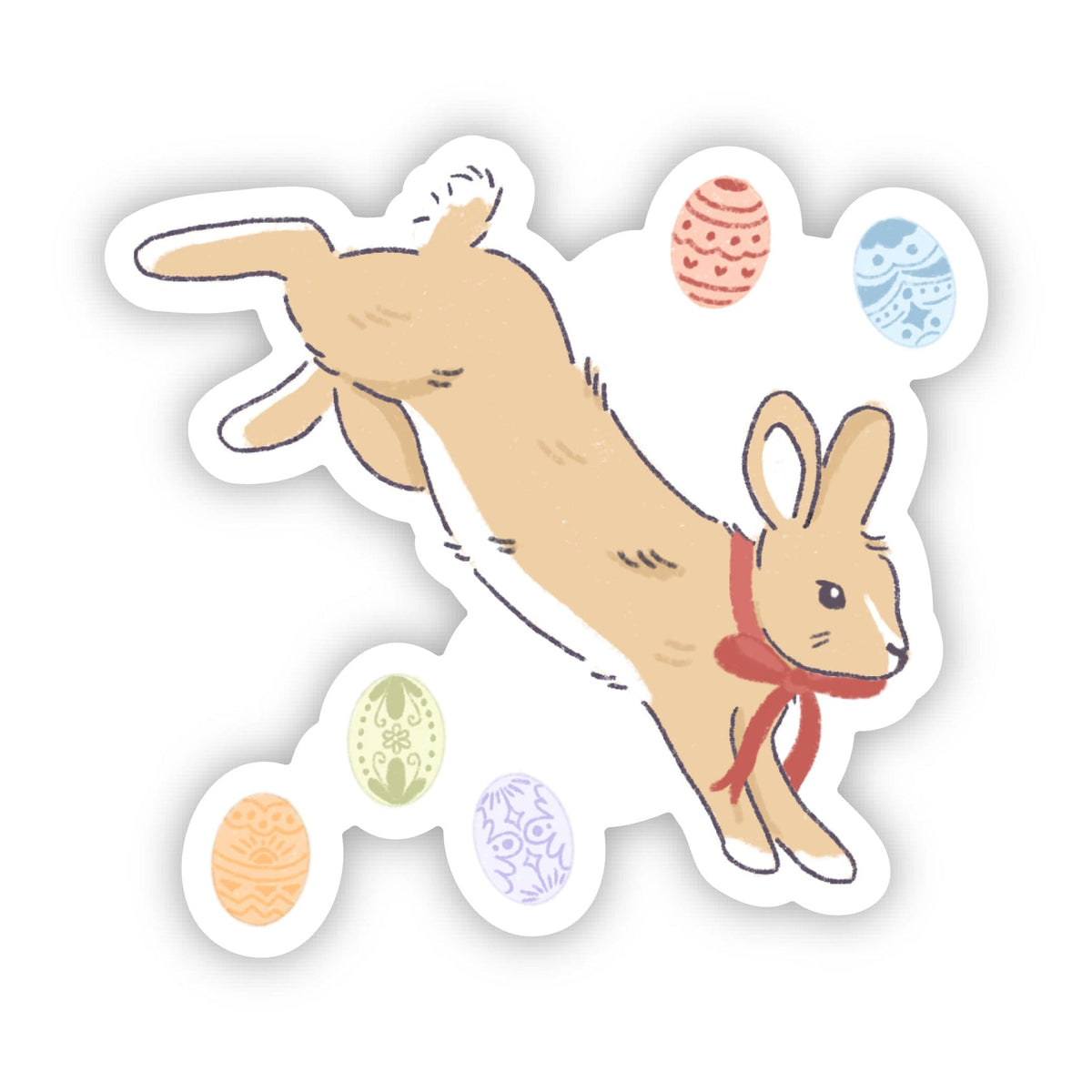Hoppy Easter Bunny Cute Sticker – Big Moods