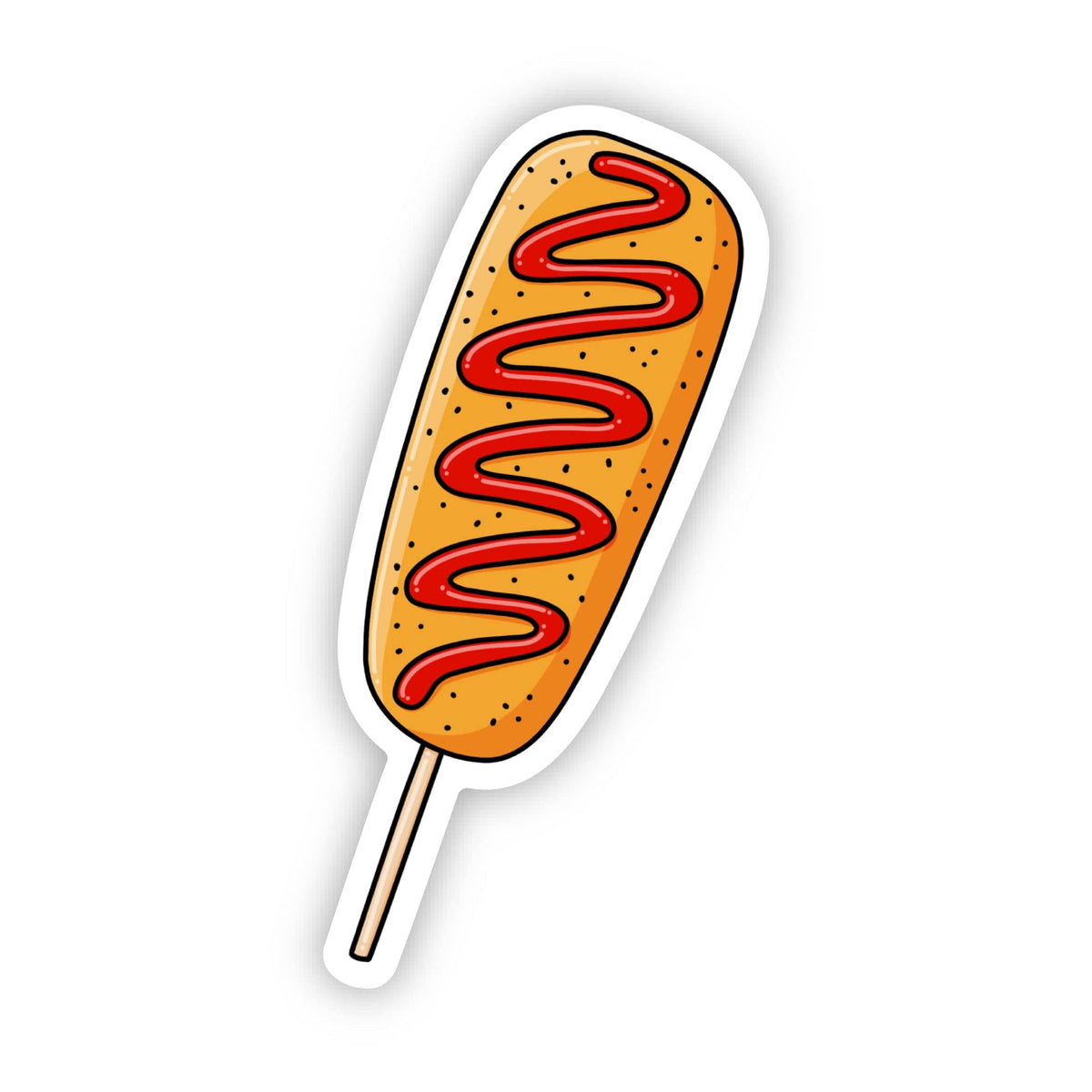 Corn Dog Sticker – Big Moods