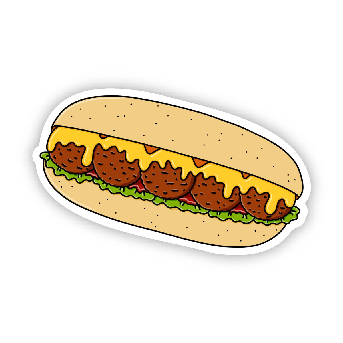 Meatball Sub Sticker – Big Moods