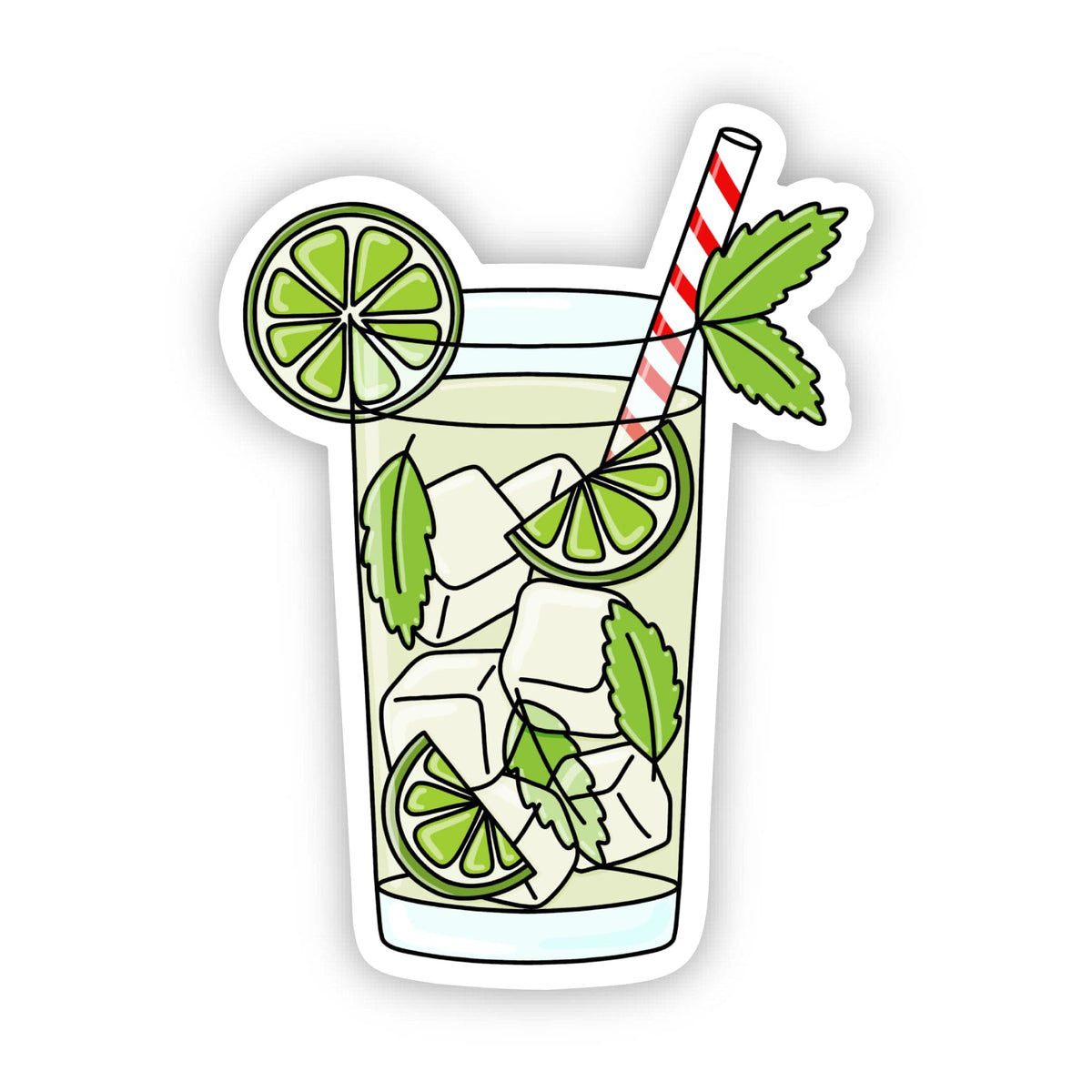 Mojito Cocktail Sticker – Big Moods