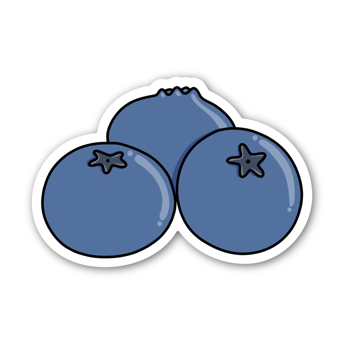Blueberries Sticker – Big Moods