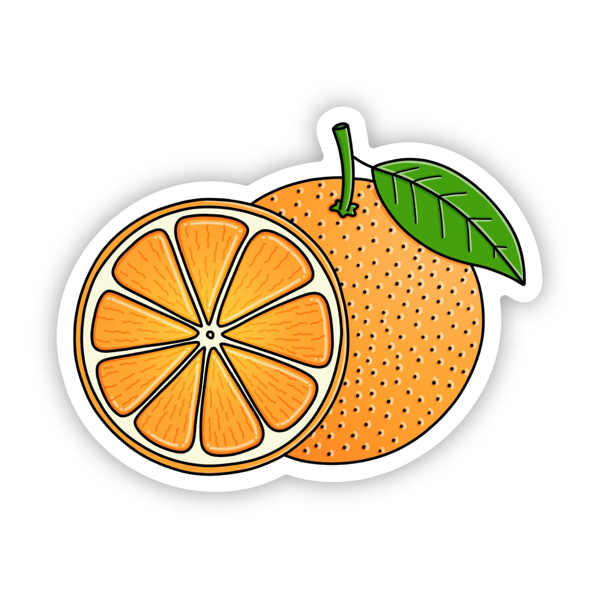 Orange Slice Sticker – Big Moods