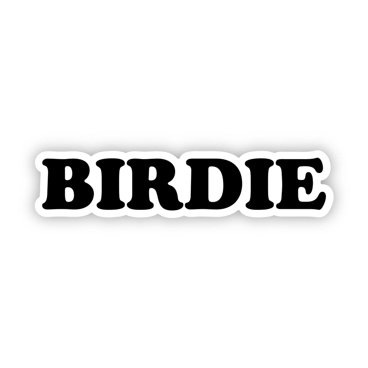 Birdie Golf Text Sticker – Big Moods