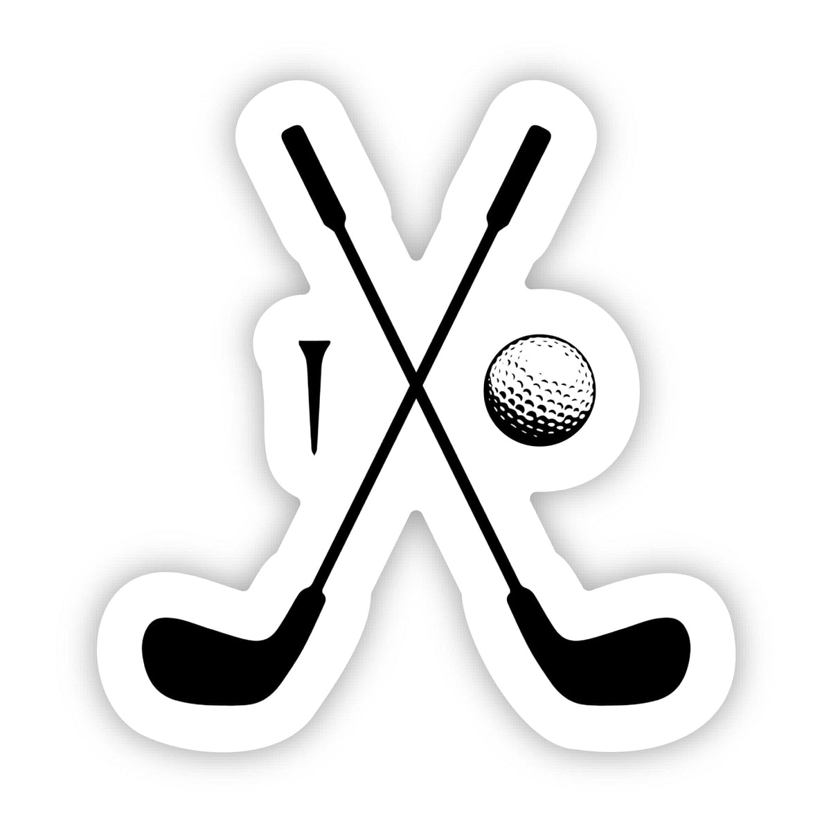 Golf Club Crest Sticker – Big Moods