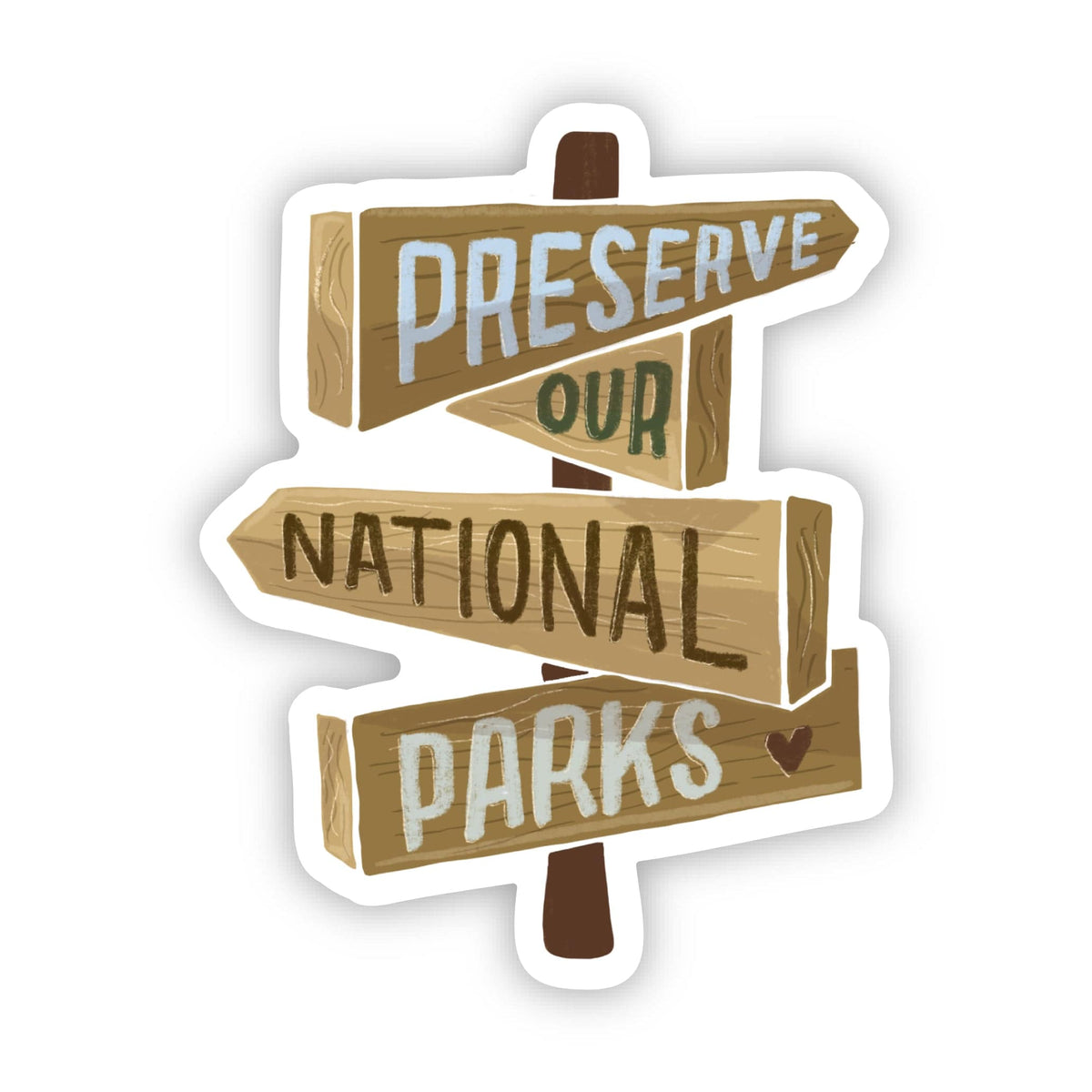 Preserve Our National Parks Sticker – Big Moods