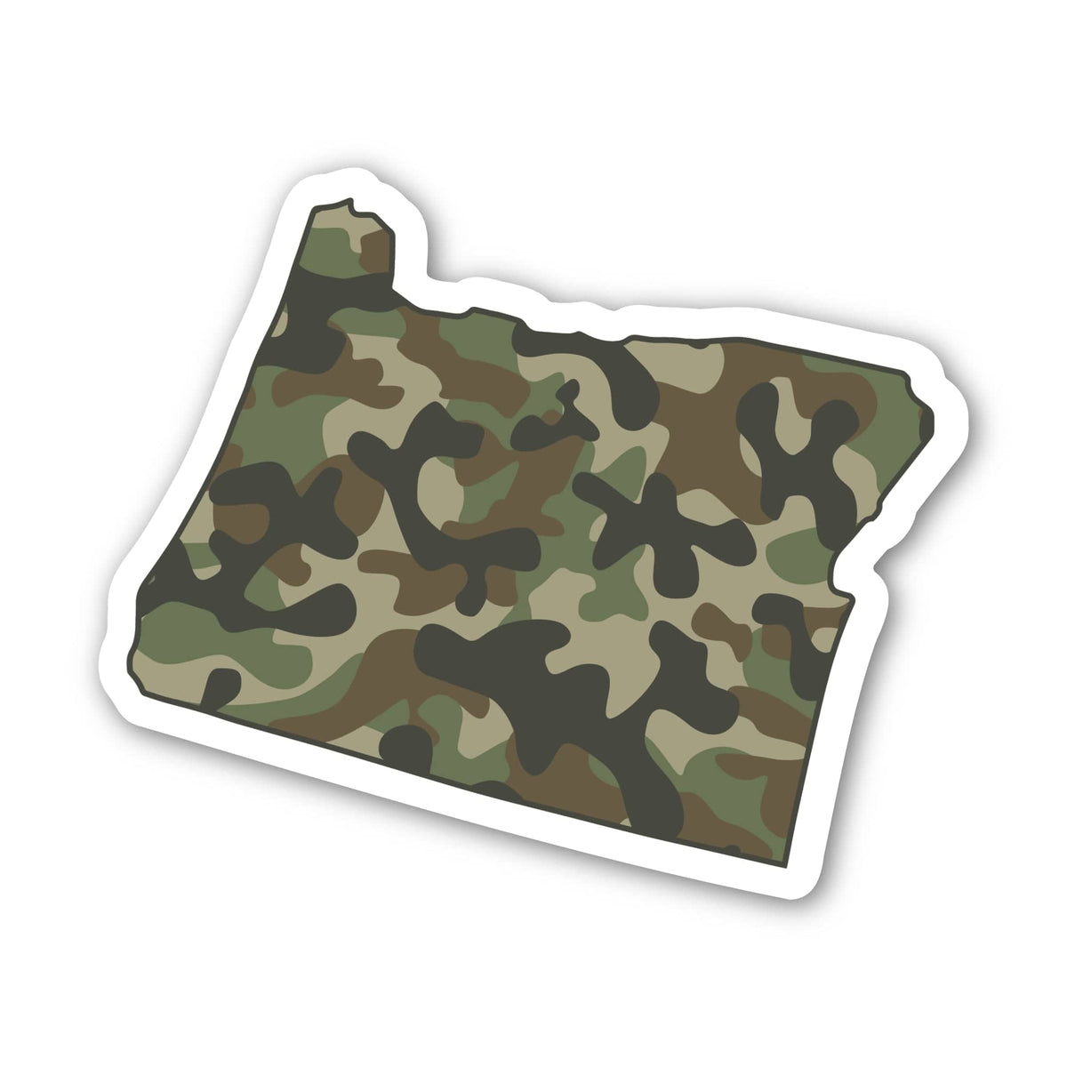 Oregon Camo Pattern Sticker – Big Moods