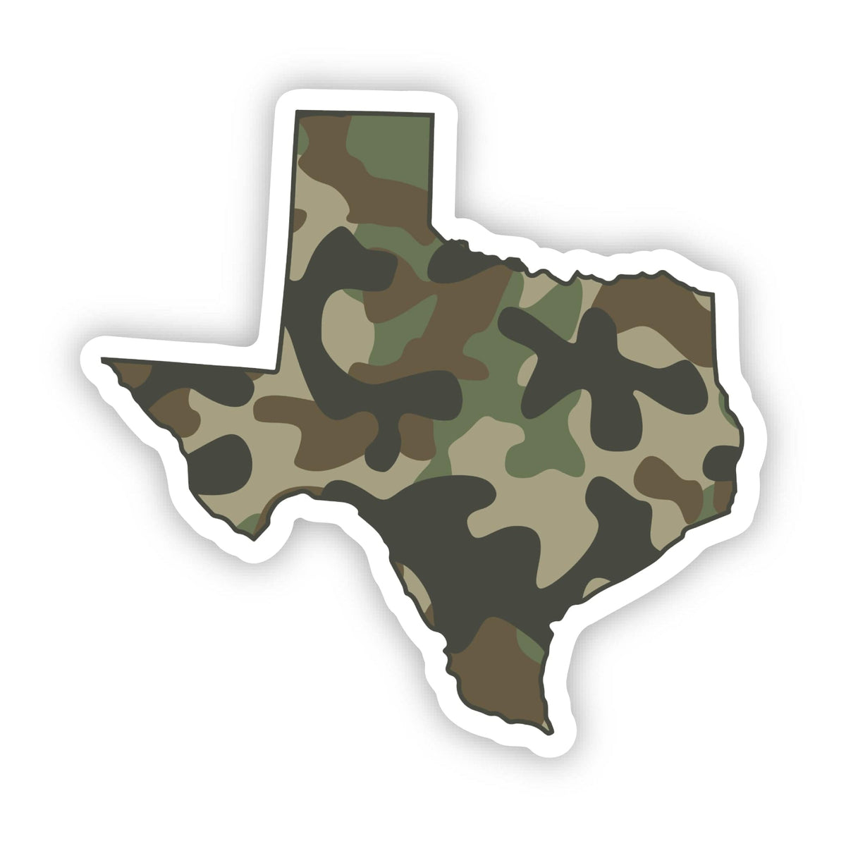 Texas Camo Pattern Sticker – Big Moods