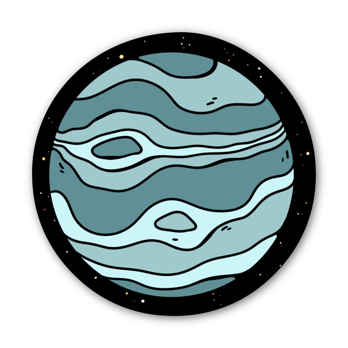 Neptune Planet Sticker – Big Moods