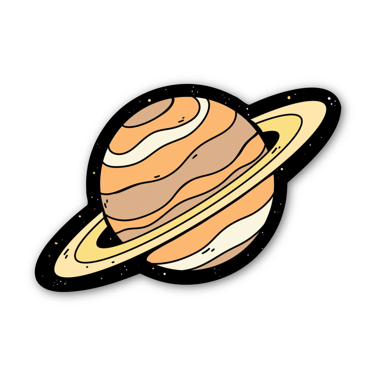 Saturn Planet Sticker – Big Moods