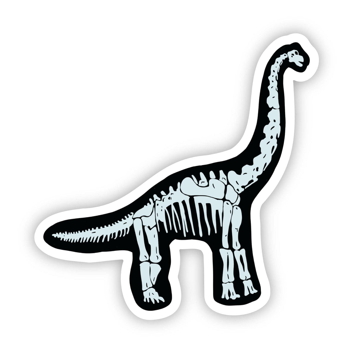 Brontosaurus Fossil Sticker – Big Moods
