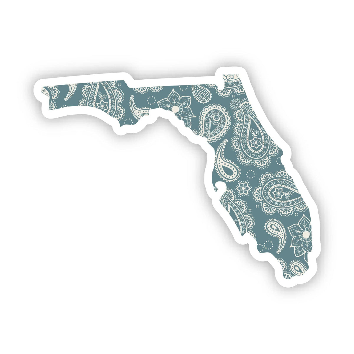 Florida Paisley Pattern Sticker – Big Moods