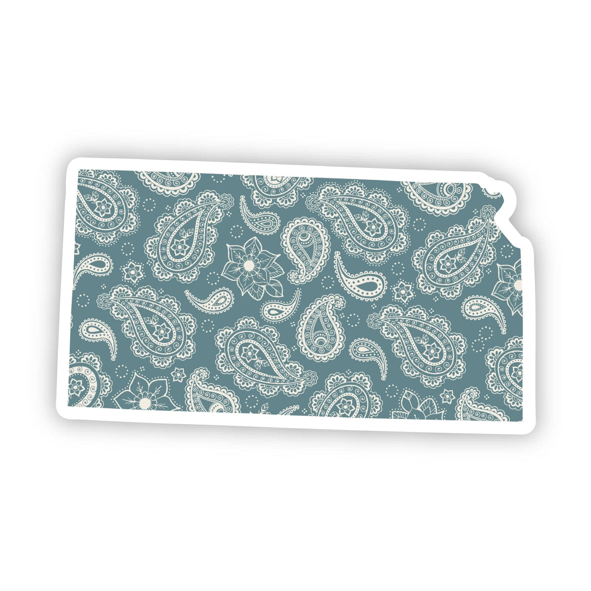 Kansas Paisley Pattern Sticker – Big Moods