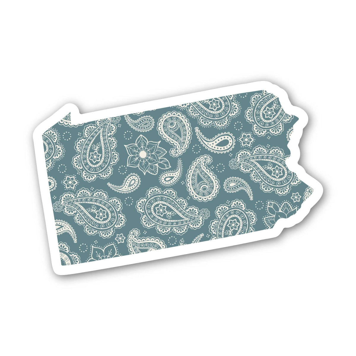 Pennsylvania Paisley Pattern Sticker – Big Moods