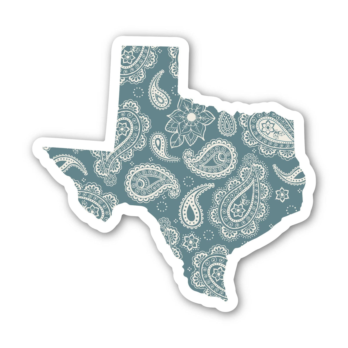 Texas Paisley Pattern Sticker – Big Moods