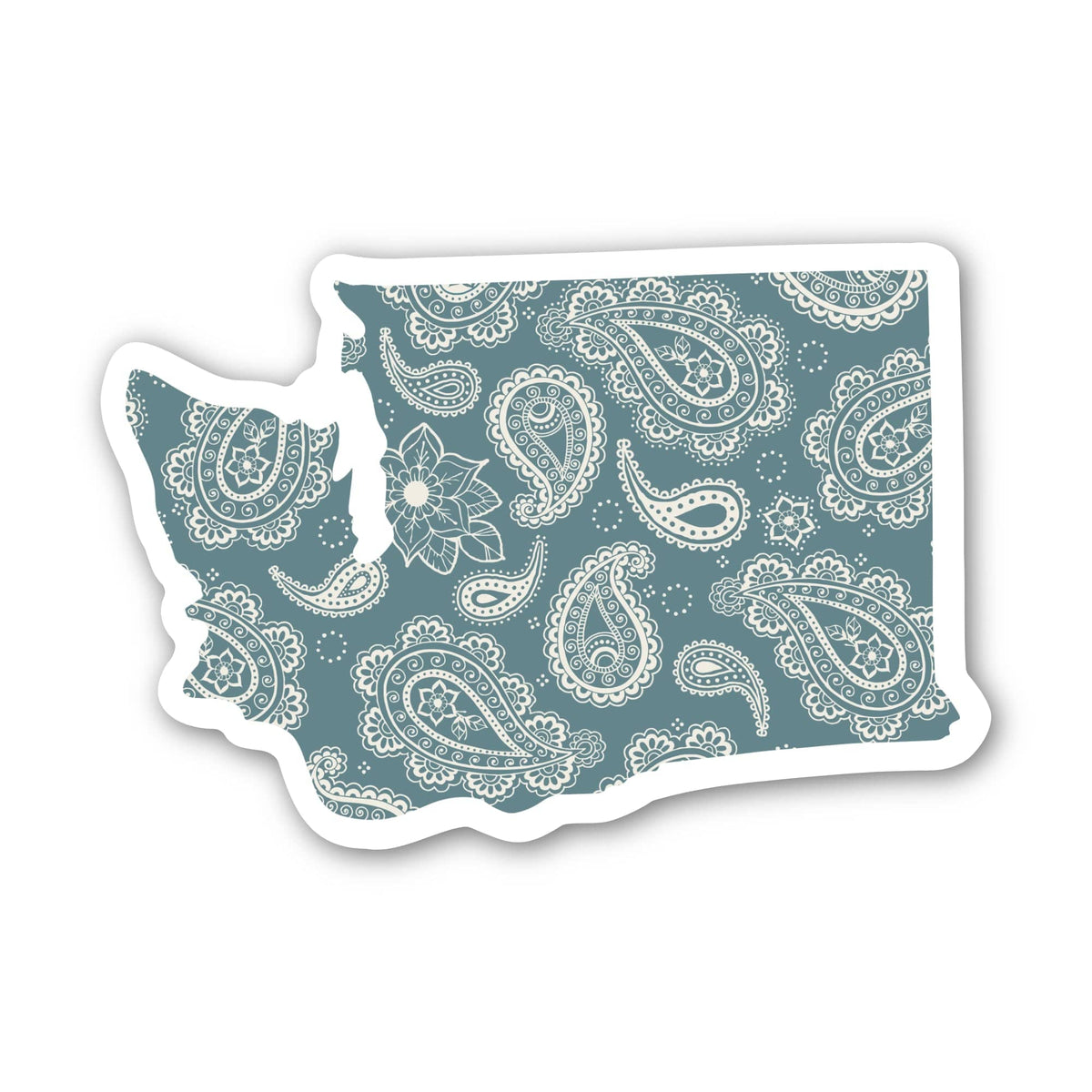 Washington Paisley Pattern Sticker – Big Moods