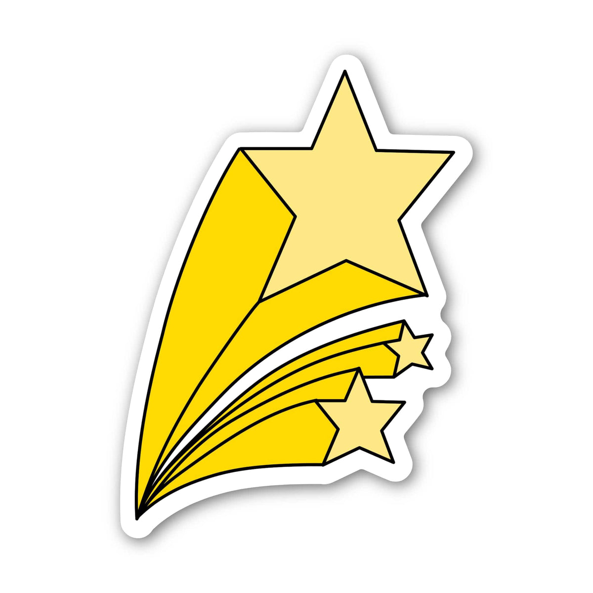 Shooting Star Good Luck Charm Sticker – Big Moods