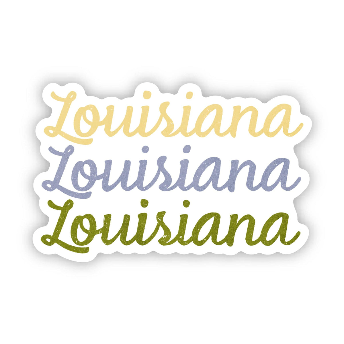 Louisiana Text Sticker – Big Moods