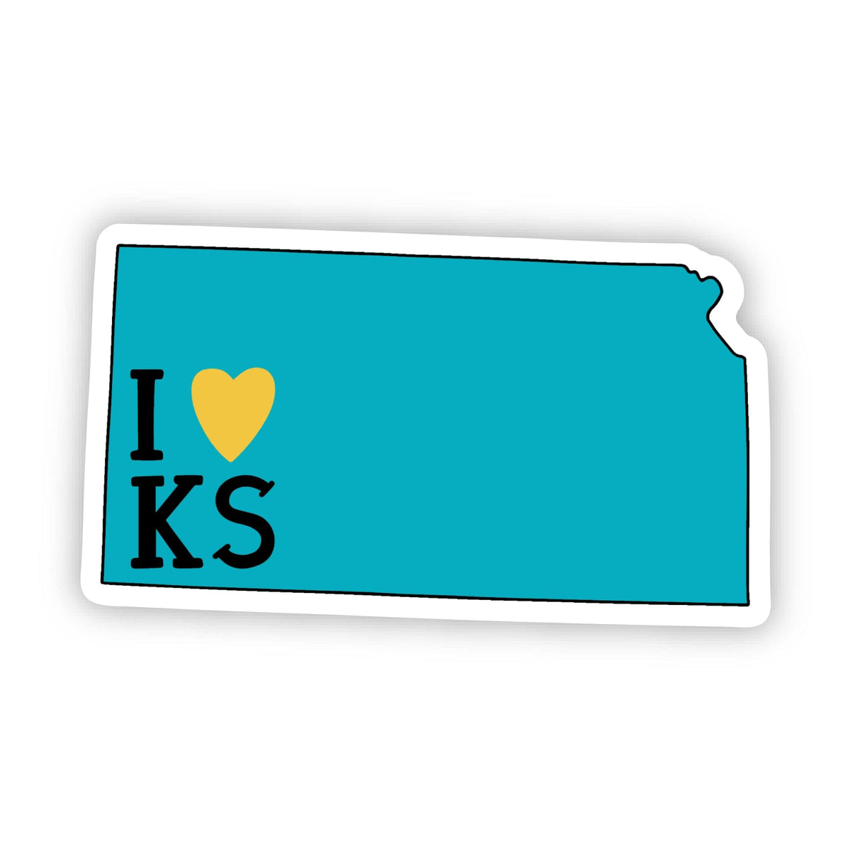 "I Love Kansas" Sticker – Big Moods