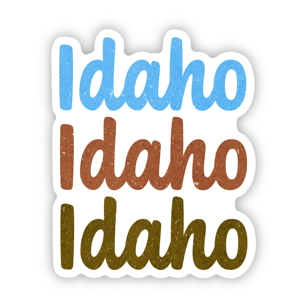 Idaho Text Sticker – Big Moods