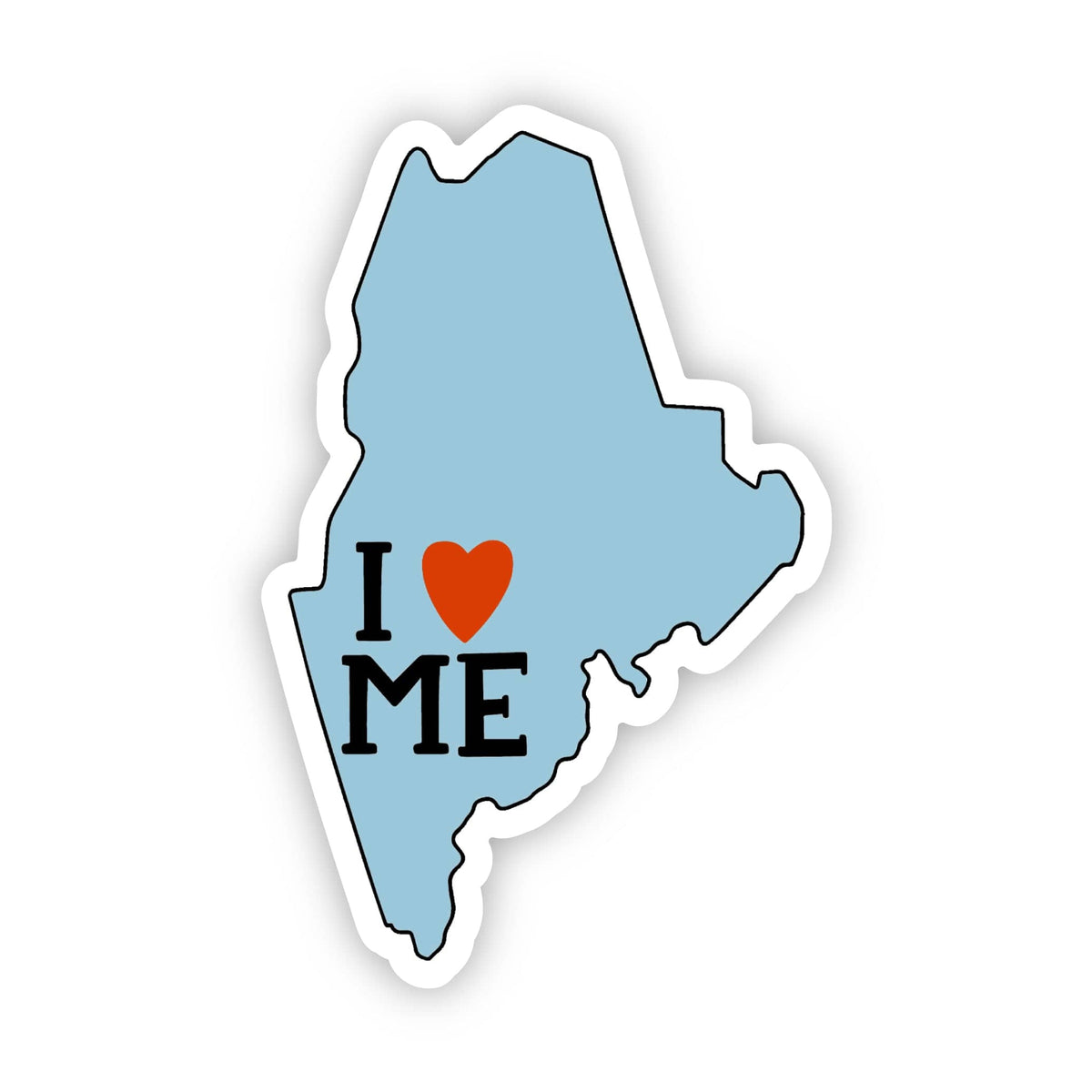 "I Love Maine" Sticker – Big Moods
