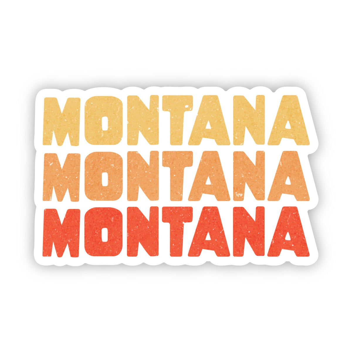 Montana Text Sticker – Big Moods