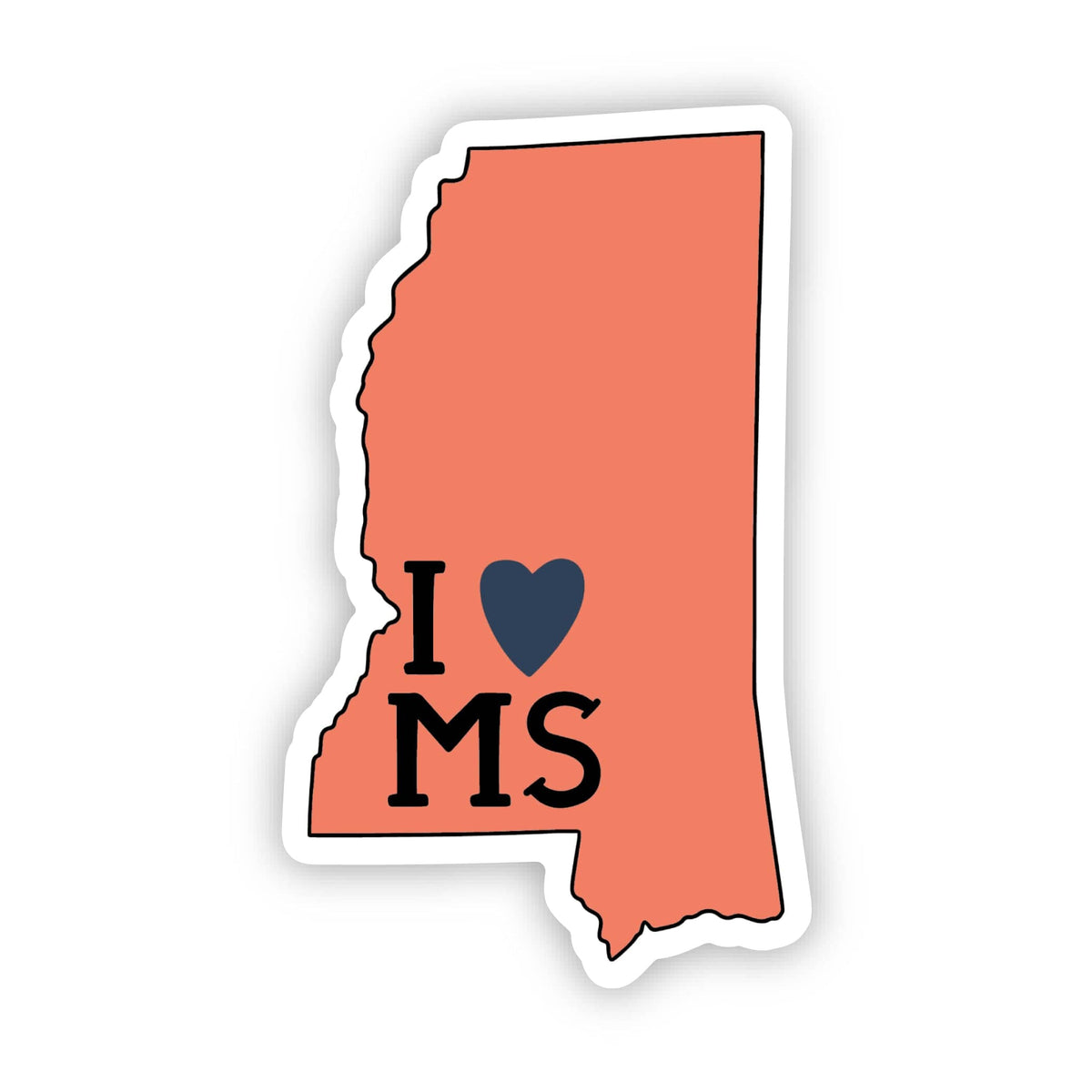"I Love Mississippi" Sticker – Big Moods